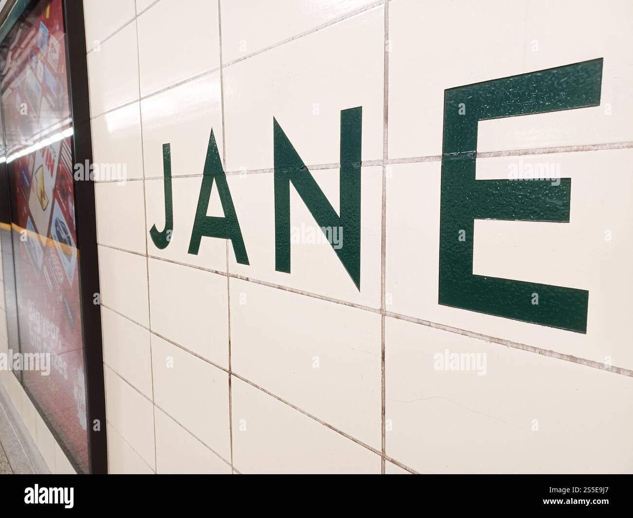 Toronto, ON, Canada - June 24, 2024: View at the Jane subway station ...