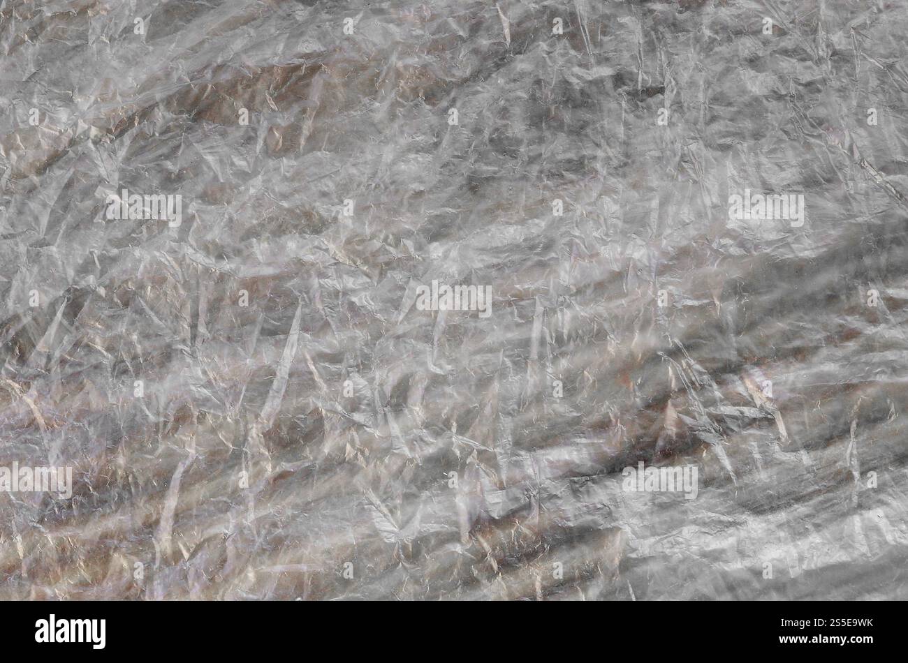 Texture of cellophane material with many folds and bends Stock Photo ...