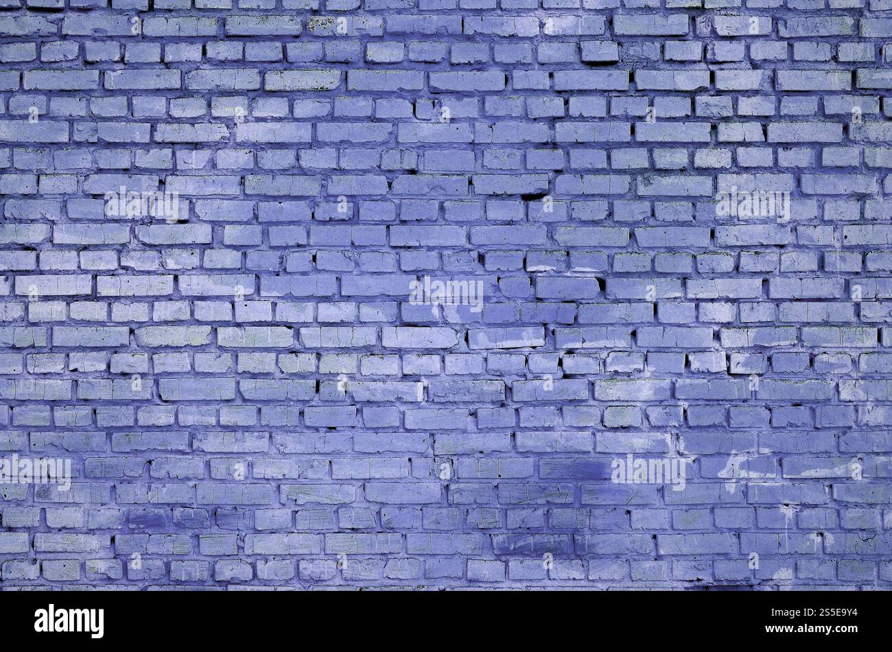 Square brick block wall background and texture. Painted in violet Stock ...