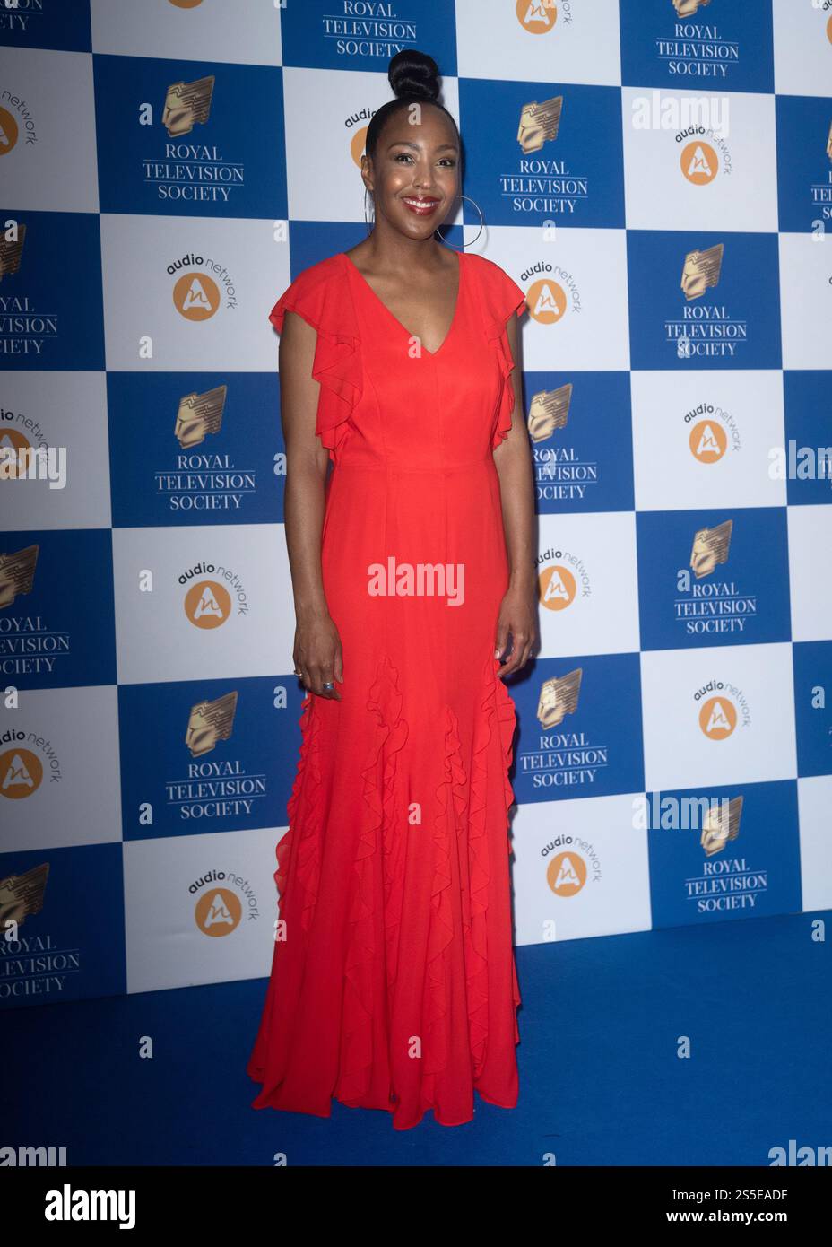 Angelica Bell attends the Royal Television Society Programme Awards at ...