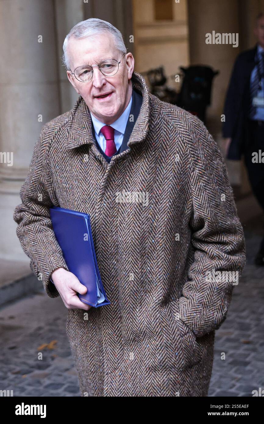 London, UK. 14th Jan, 2025. Hilary Benn, Northern Ireland Secretary, MP ...