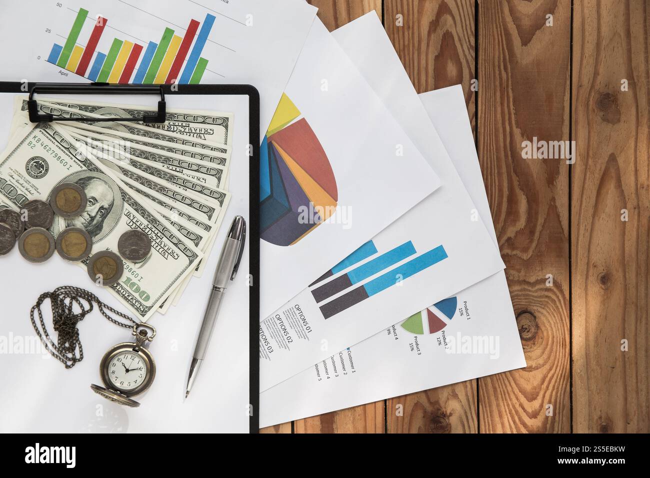 Business chart on background hi-res stock photography and images - Alamy