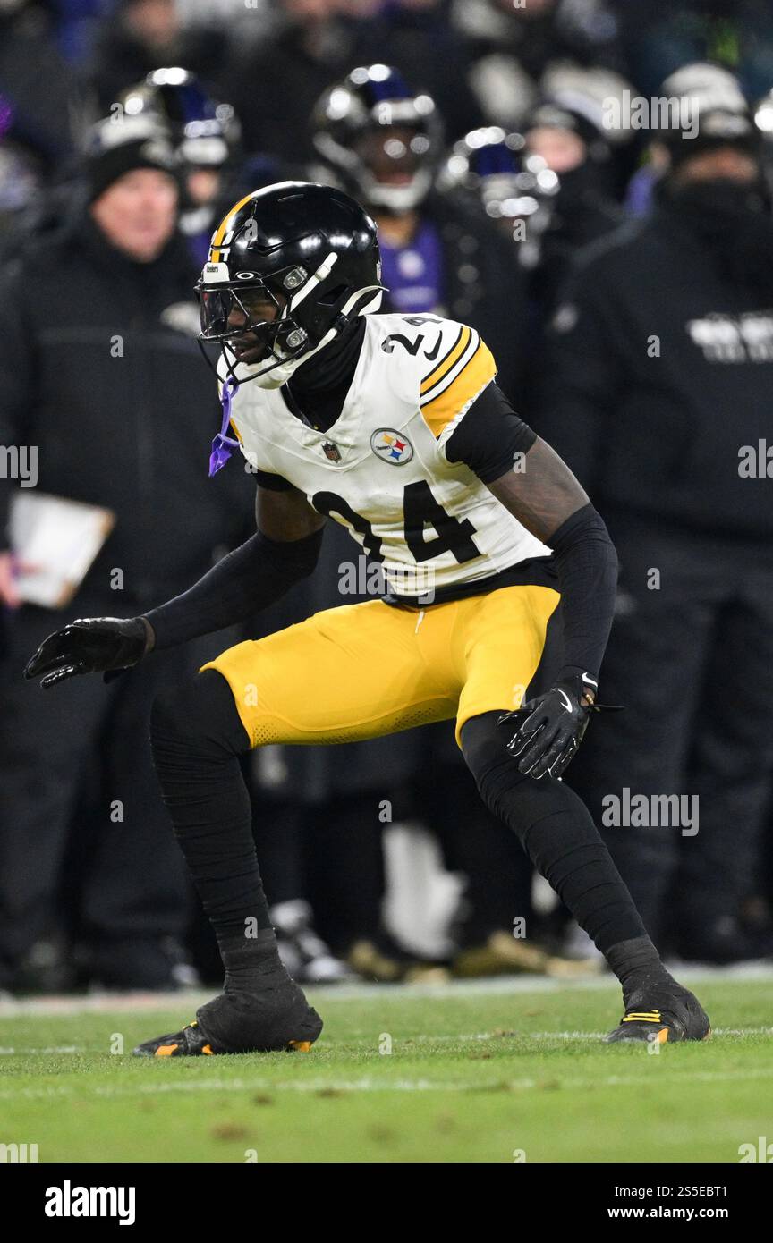 Pittsburgh Steelers cornerback Joey Porter Jr. (24) in action during ...