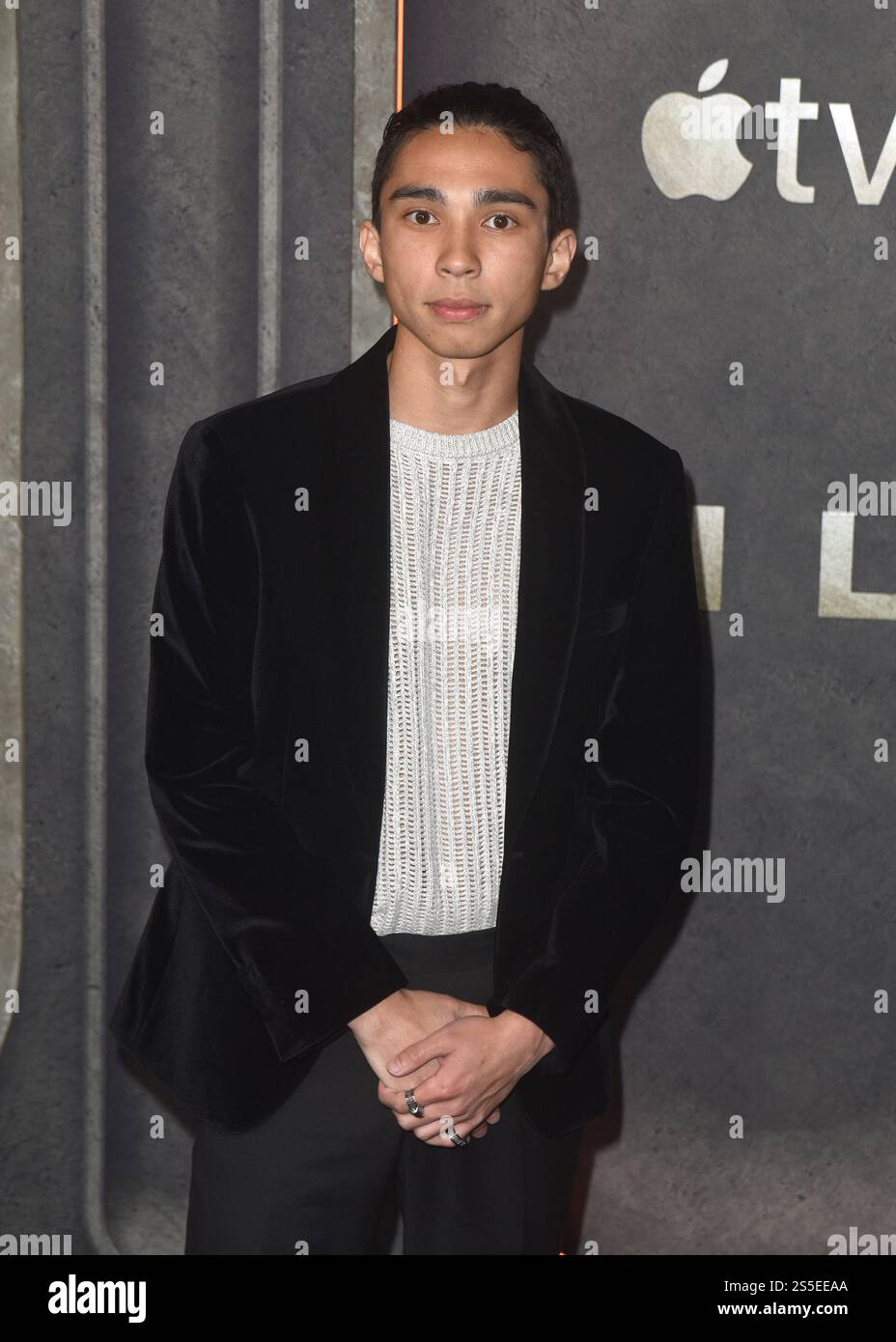 Matt Gomez Hidaka attends 'Silo' Global Premiere , at Battersea Power Station in London, England ...