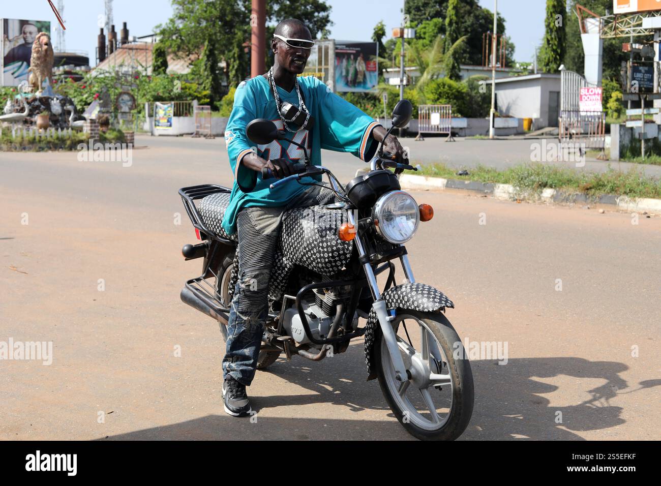 General views of people living in Freetown, the capital city of Sierra ...