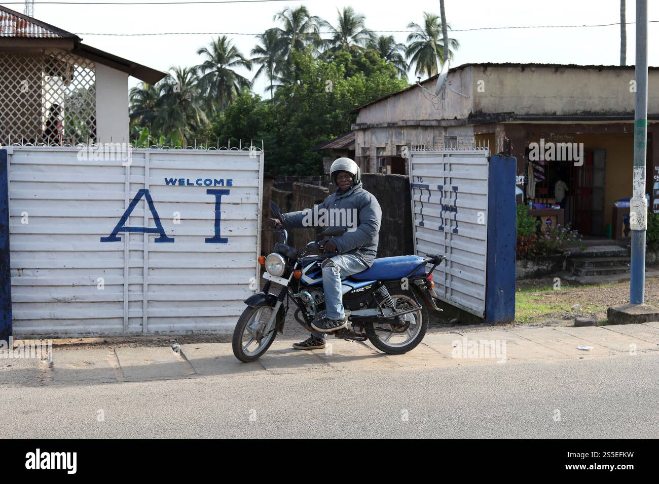 General views of people living in Freetown, the capital city of Sierra ...
