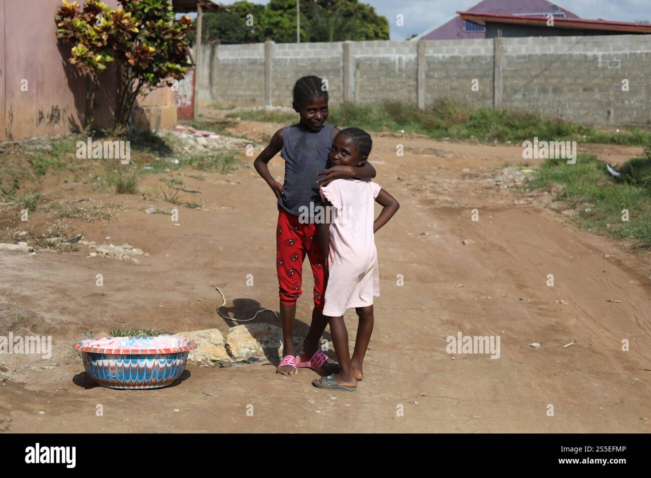 General views of people living in Freetown, the capital city of Sierra ...