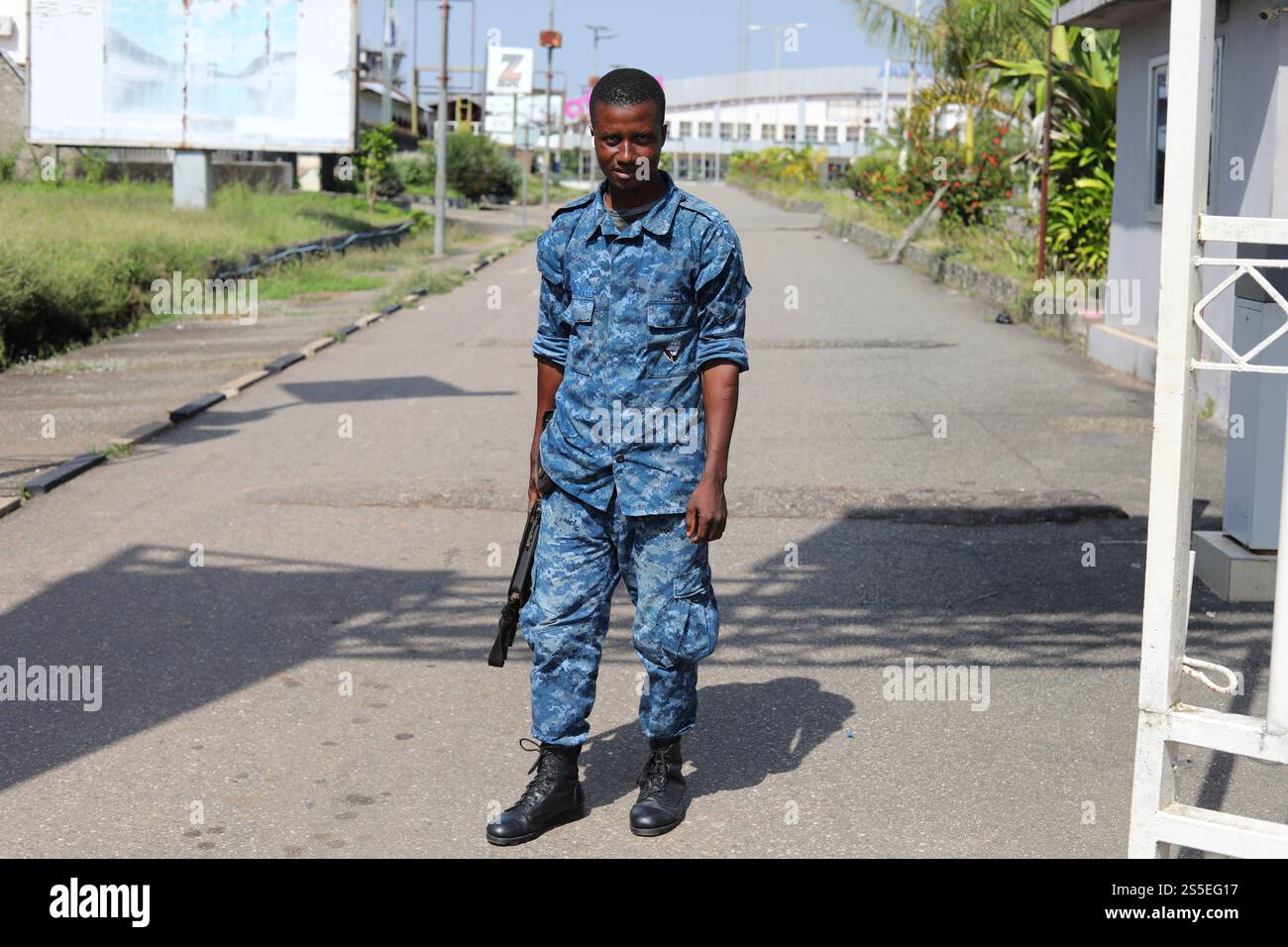 General views of people living in Freetown, the capital city of Sierra ...