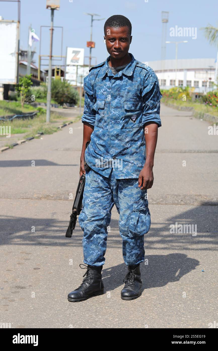 General views of people living in Freetown, the capital city of Sierra ...