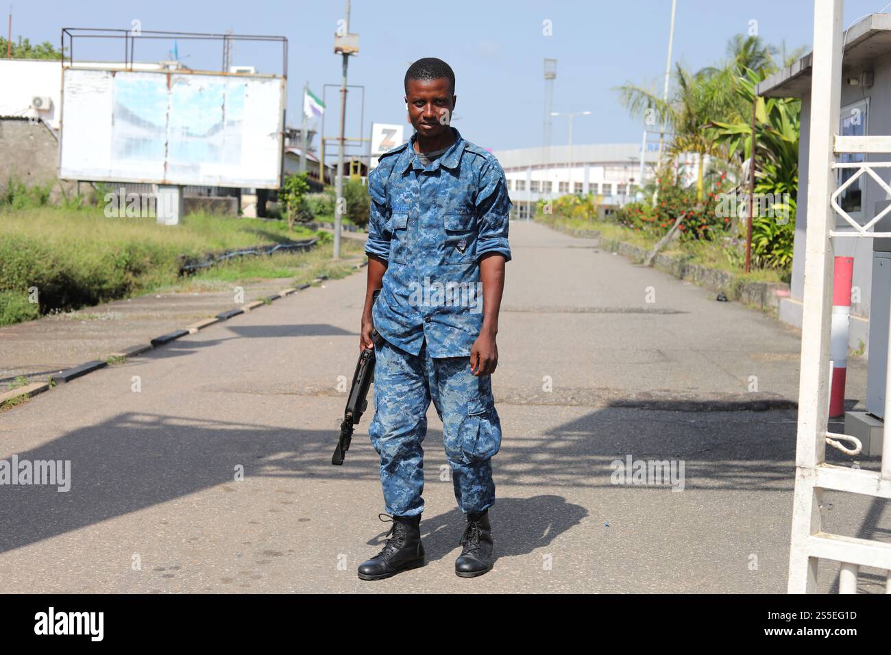 General views of people living in Freetown, the capital city of Sierra ...