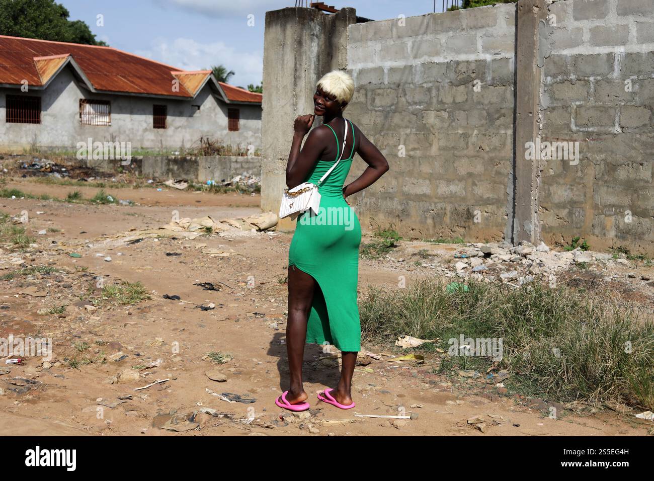 General views of people living in Freetown, the capital city of Sierra ...