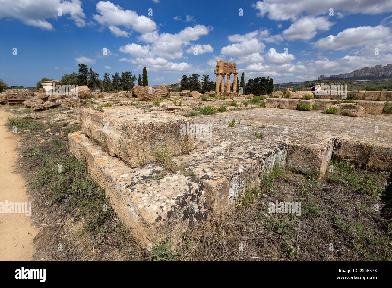 Temple of the Dioscuri, Castor and Pollux in the Valley of Temples ...