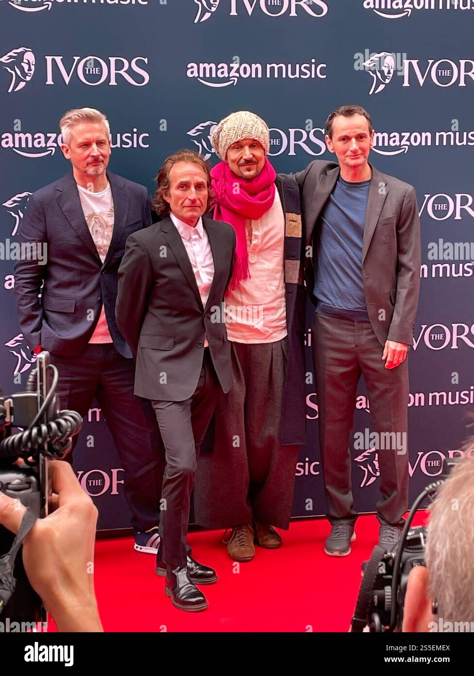 James arriving at the Ivor Novello Awards, London, 18th May Stock Photo ...