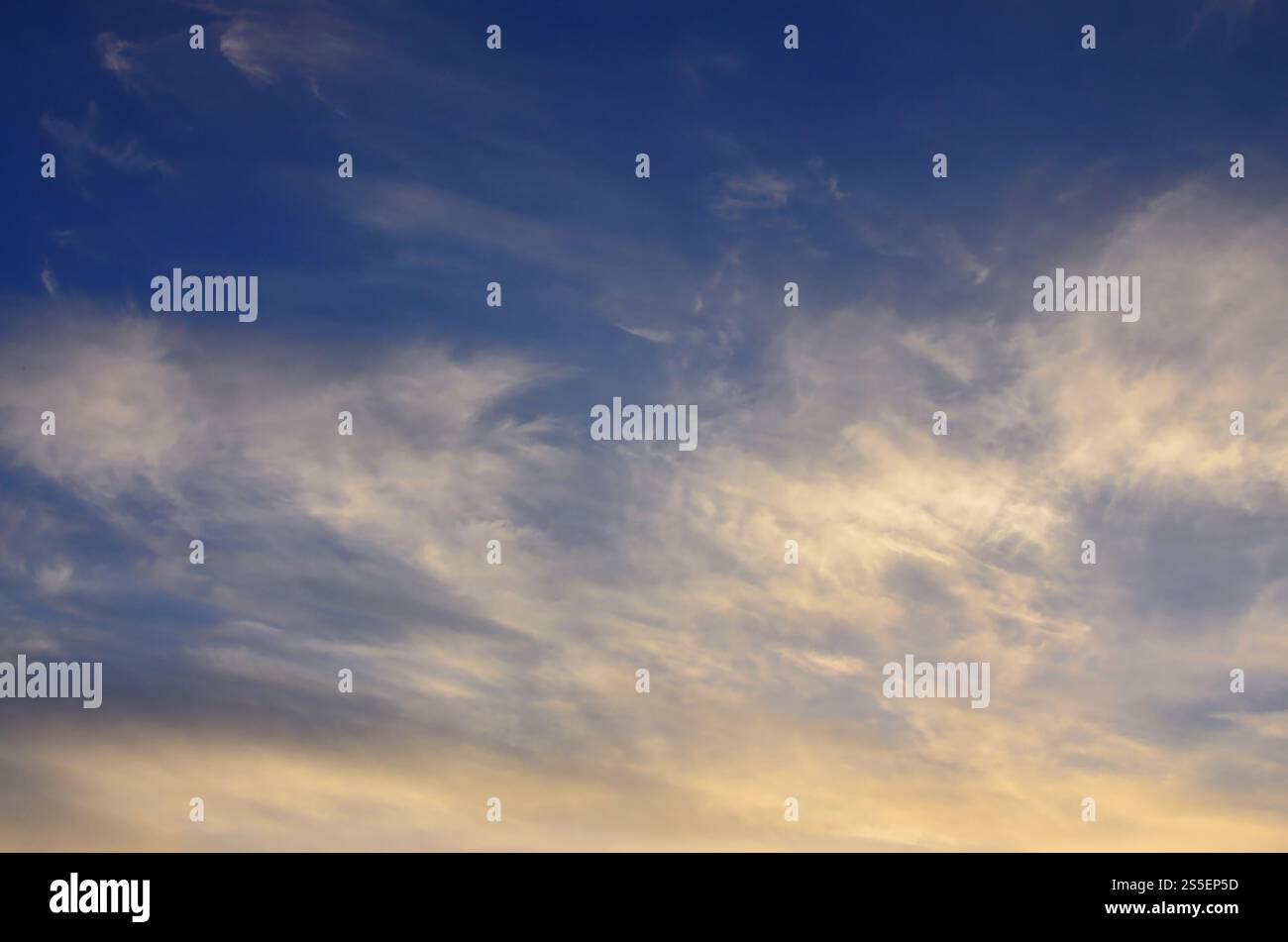A photo of a bright and shiny blue sky with fluffy and dense white ...