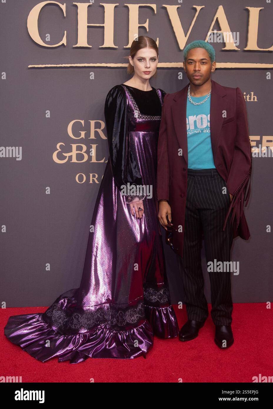 Lucy Boynton and Kelvin Harrison Jr attends ‘’ Chevalier ' - UK Gala ...