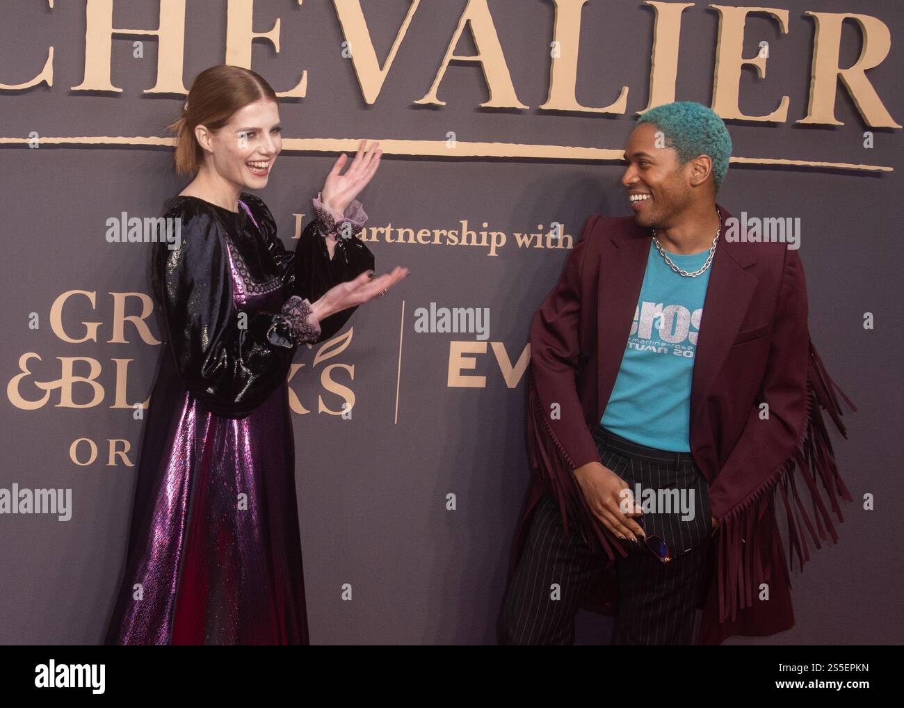 Lucy Boynton and Kelvin Harrison Jr attends ‘’ Chevalier ' - UK Gala ...