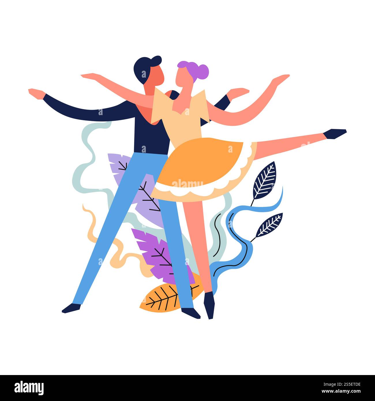 Adult dance classes Stock Vector Images - Alamy