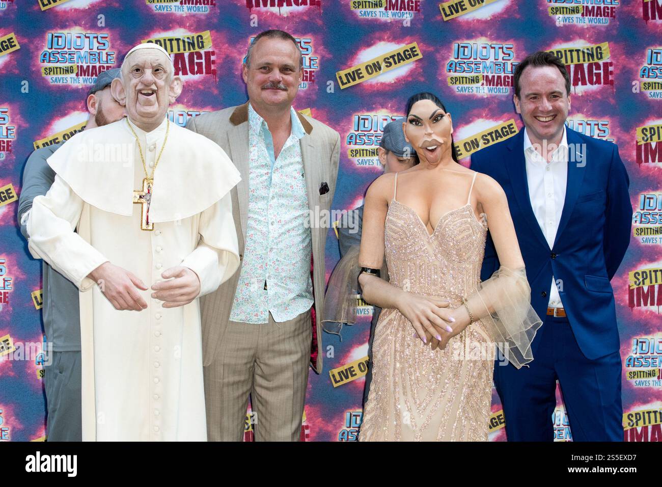 Al Murray and Matt Forde attends the opening night of ‘ Idiots Assemble ...