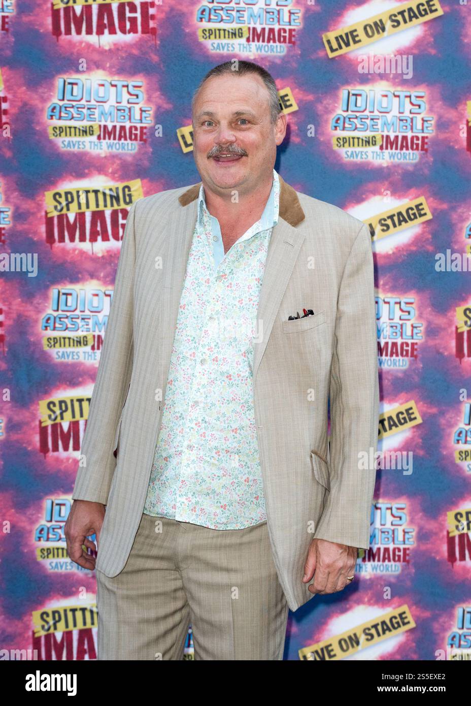 Al Murray attends the opening night of ‘ Idiots Assemble: Spitting ...