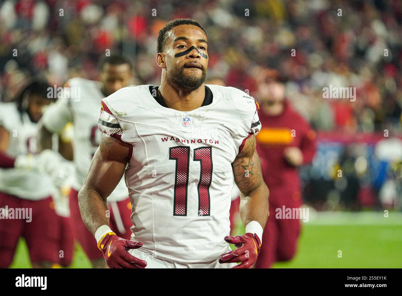 Tampa Bay, Florida, USA, January 12, 2025, Washington Commanders player ...