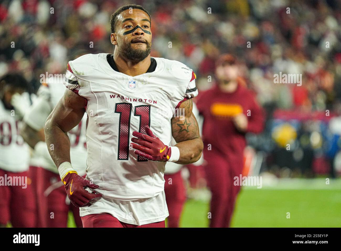 Tampa Bay, Florida, USA, January 12, 2025, Washington Commanders player ...