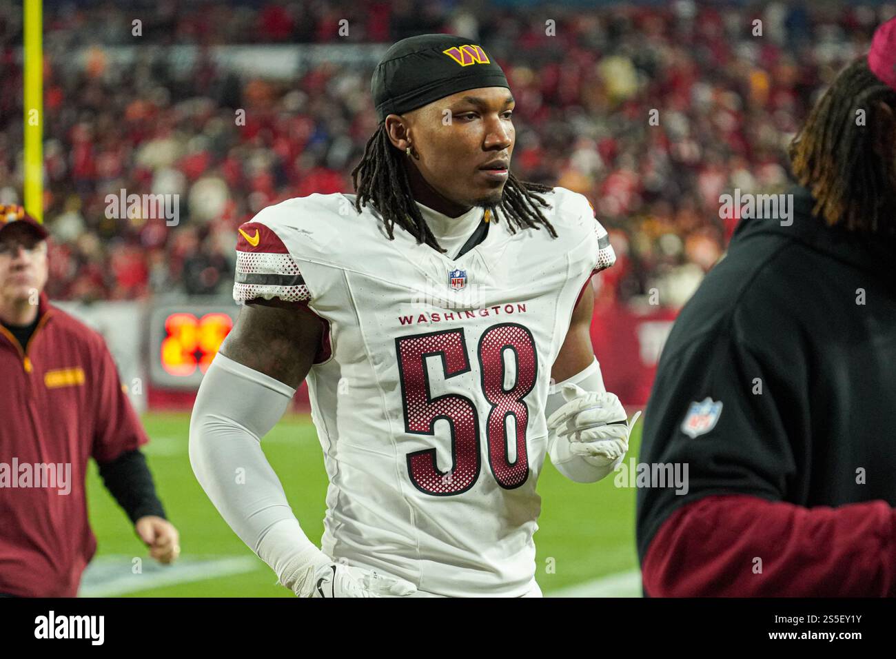 Tampa Bay, Florida, USA, January 12, 2025, Washington Commanders player ...