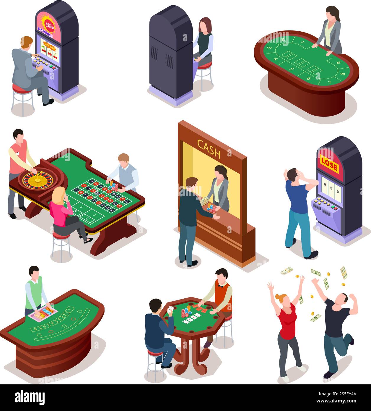 Slot machines in play room hi-res stock photography and images - Alamy