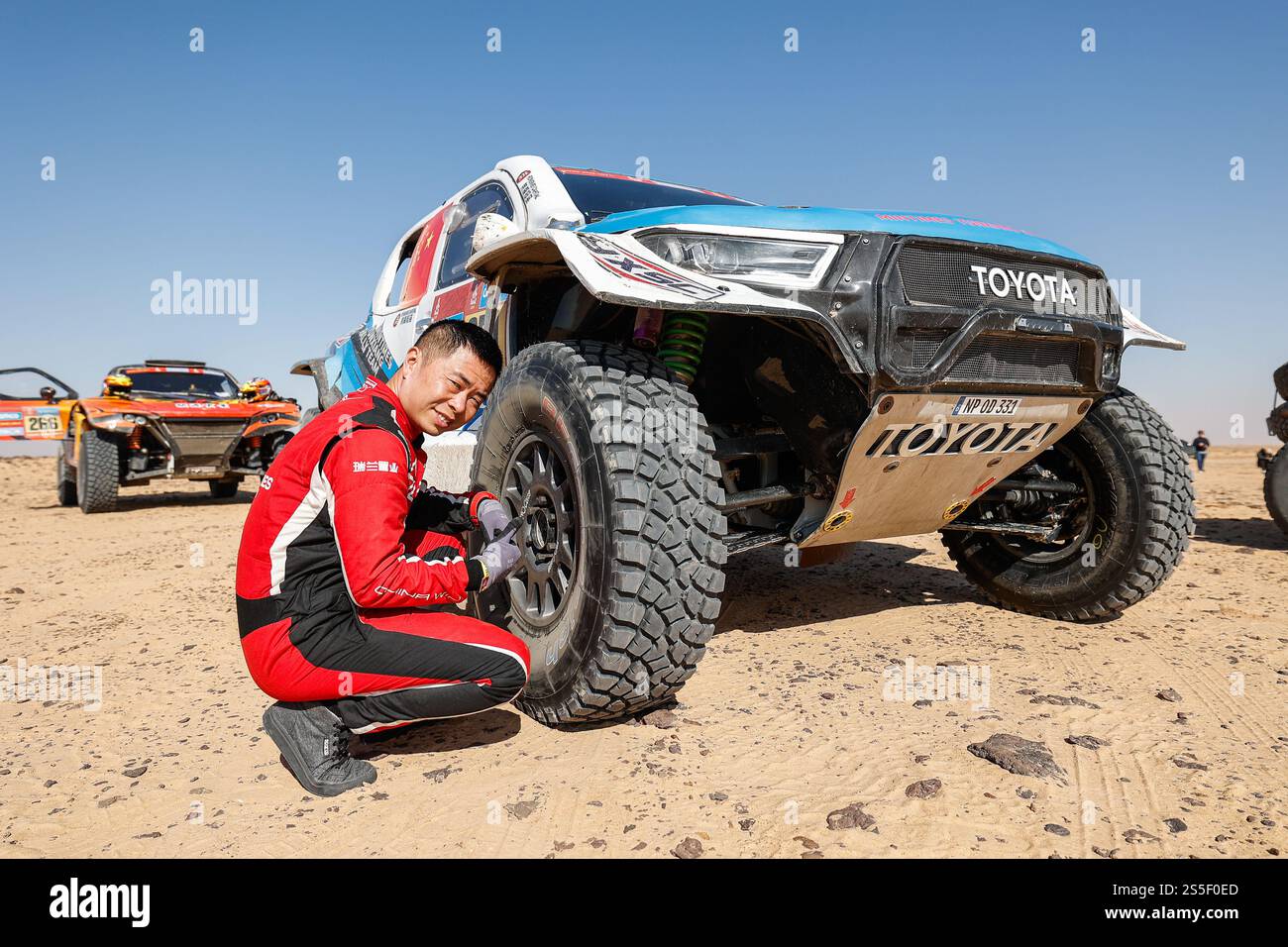 215 ZHANG Guoyu (chn), WANG Yicheng (chn), Toyota, Mintimes Yunxiang Rally Team, FIA W2RC ...