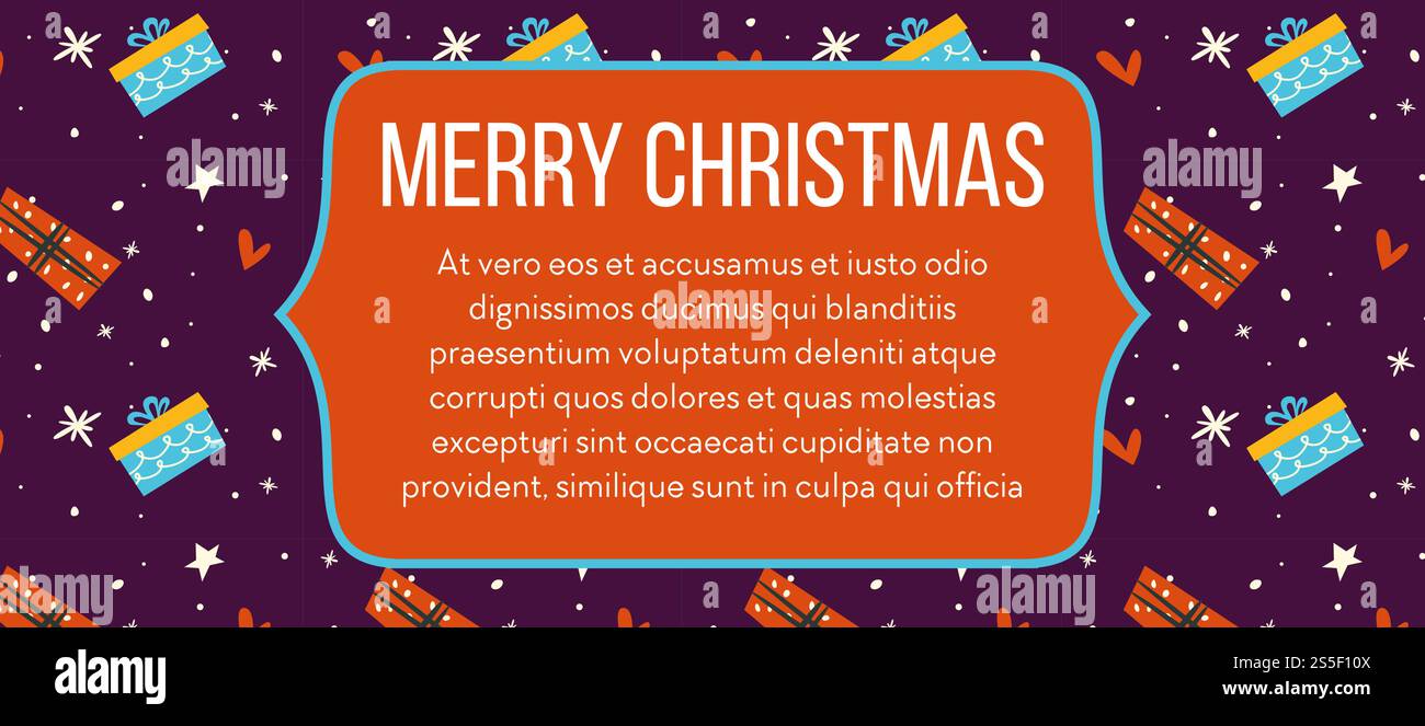 Merry Christmas couple man and woman dancing together vector pair in ...