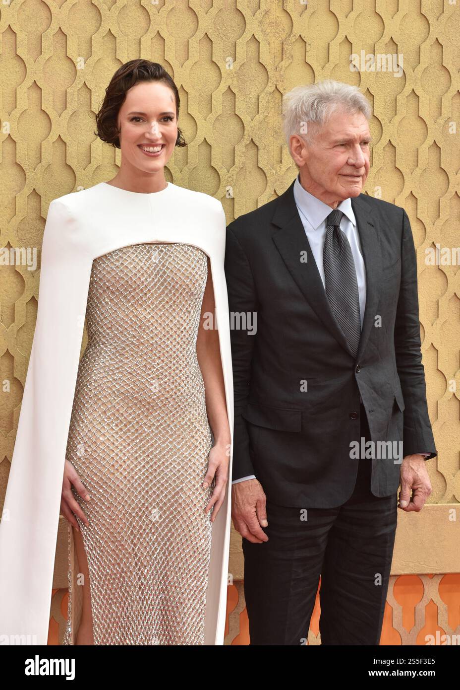 Phoebe Waller-Bridge and Harrison Ford attends the ' Indiana Jones and ...