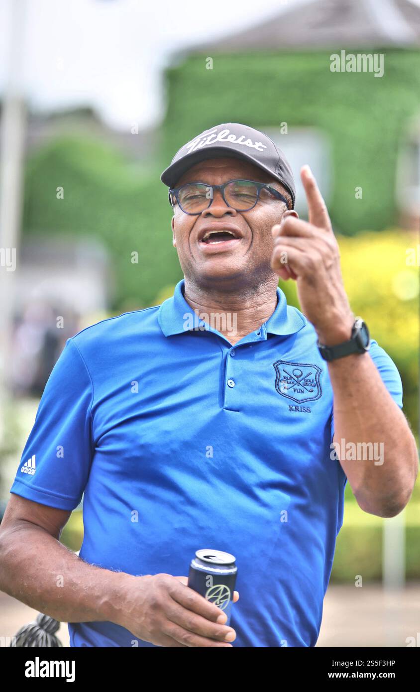 Kriss Akabusi at Celebrity Golf ProAm @ The Belfry, 28th June 2023 ...