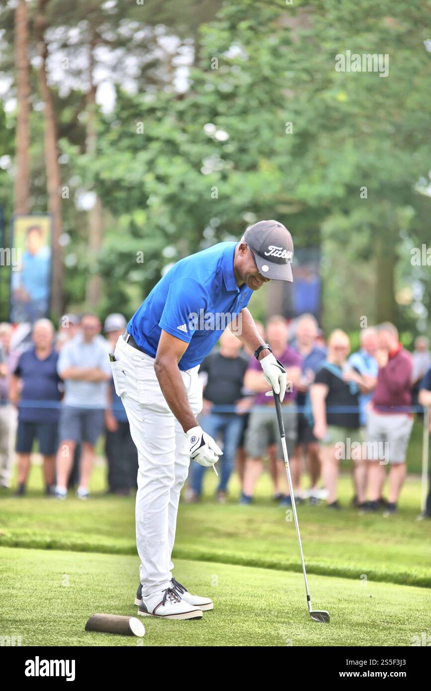 Kriss Akabusi at Celebrity Golf ProAm @ The Belfry, 28th June 2023 ...