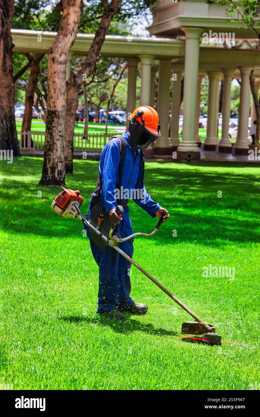 Cutting grass africa hi-res stock photography and images - Alamy