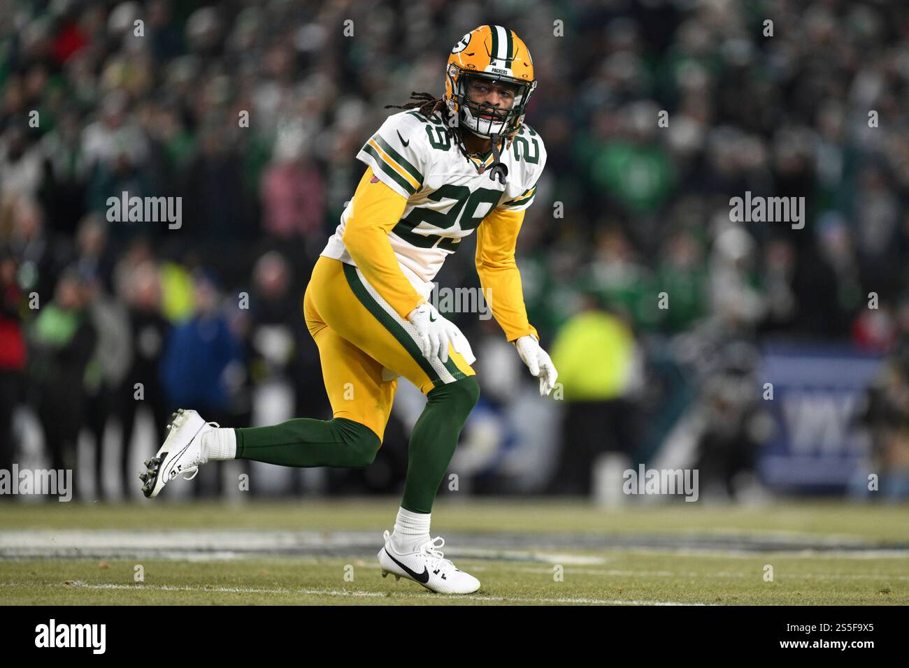 Green Bay Packers safety Xavier McKinney (29) in action during the ...