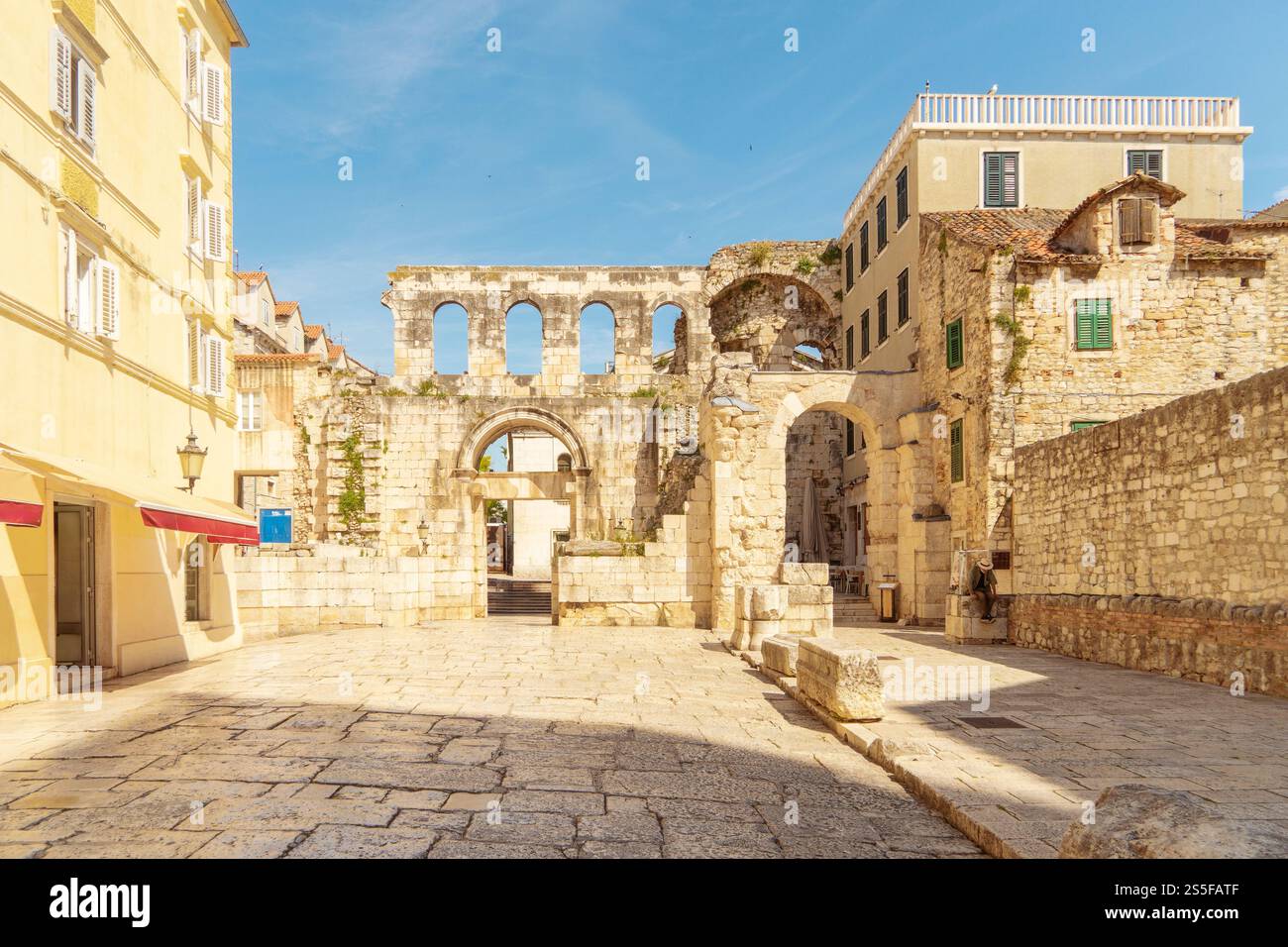 Ancient stone arches by the Silver Gate stand tall amid historic ...