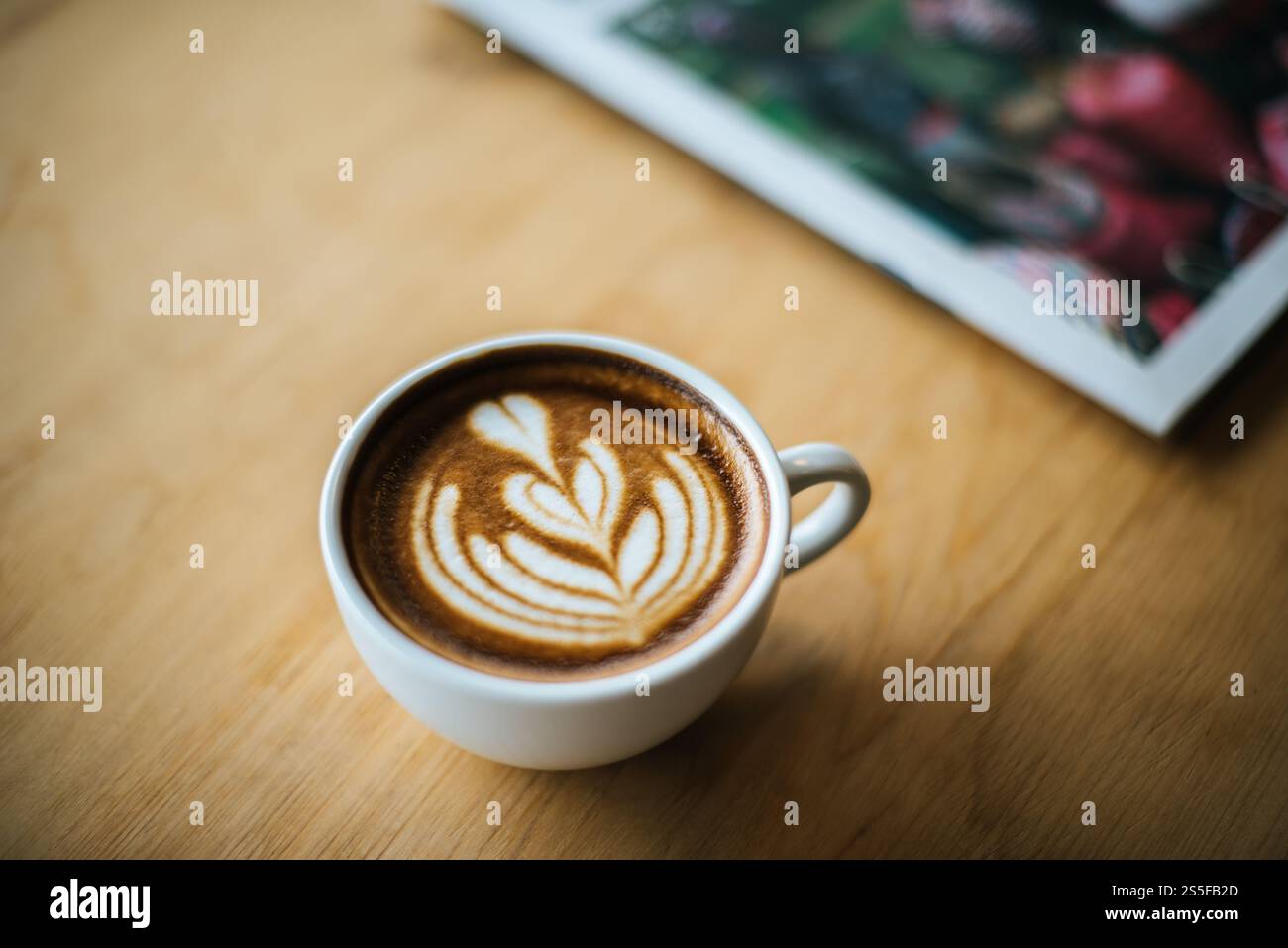 Cafe latte art on hi-res stock photography and images - Alamy