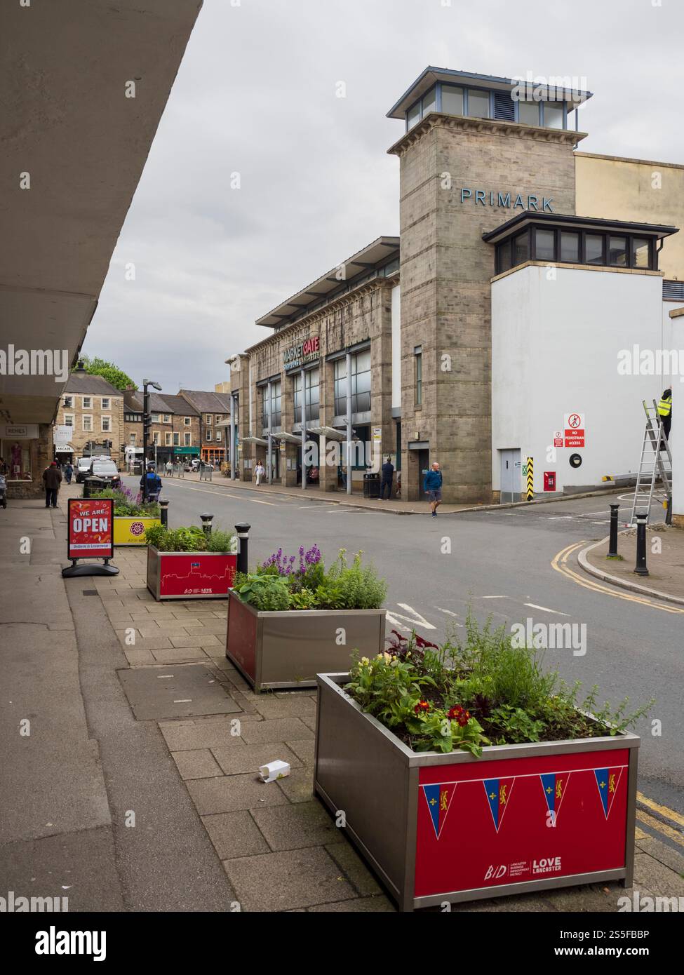 Lancaster Market Gate shopping centre Stock Photo - Alamy