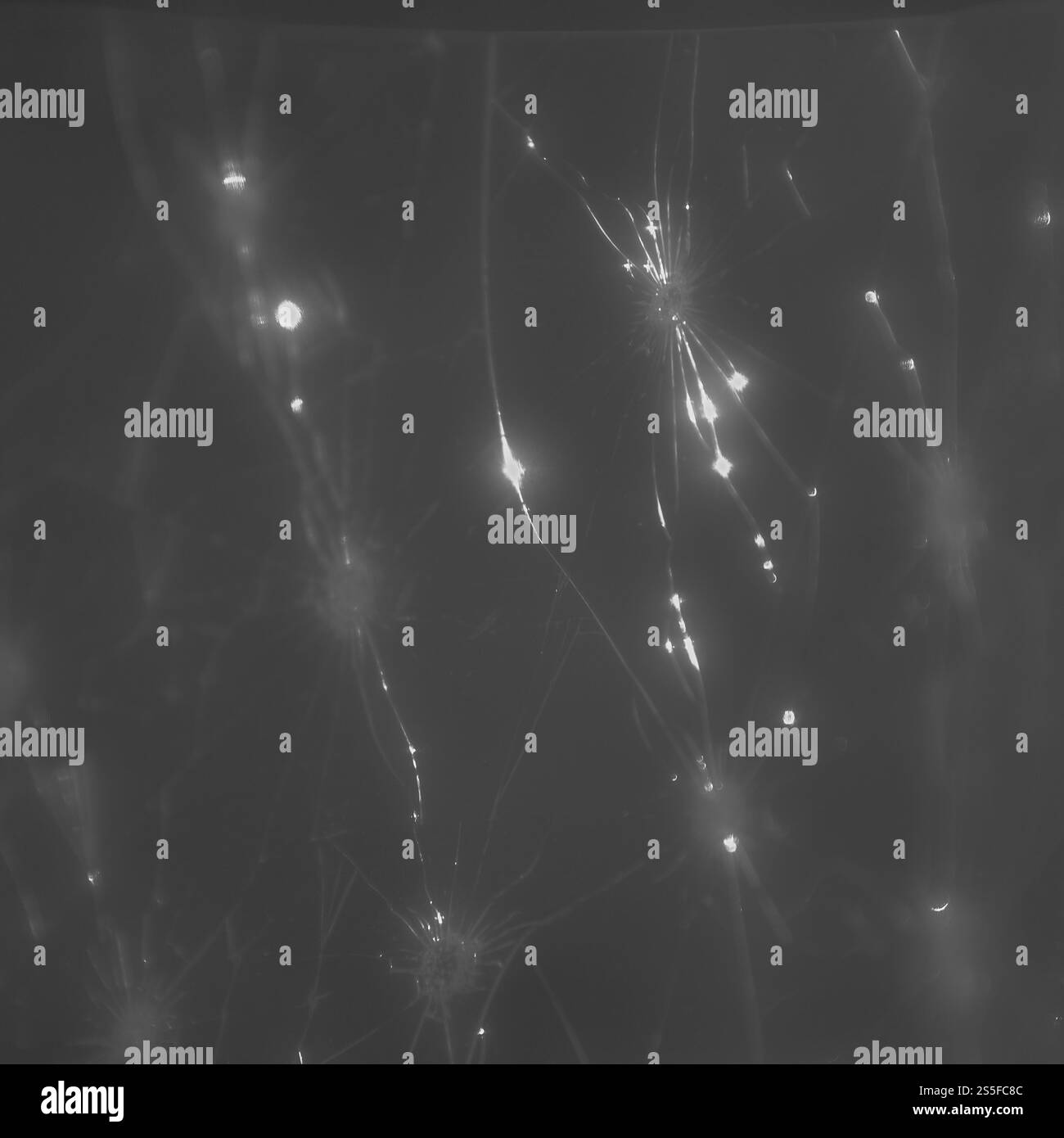 reflection on a broken glass Stock Photo - Alamy