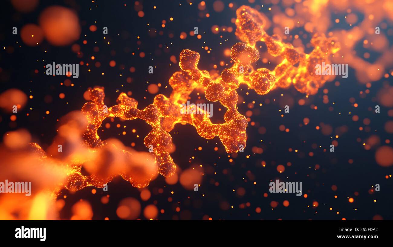 Visualizing Molecular Innovationa Dynamic And Luminous Depiction Of A