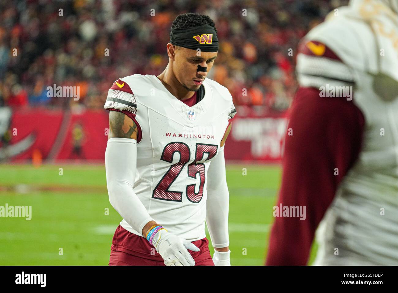 Tampa Bay, Florida, USA, January 12, 2025, Washington Commanders player ...