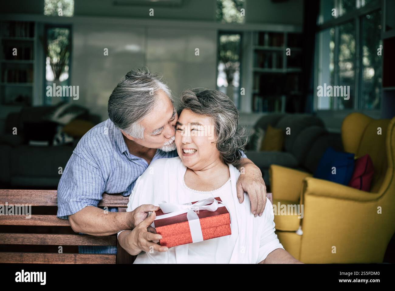 Senior couple making love hi-res stock photography and images - Alamy