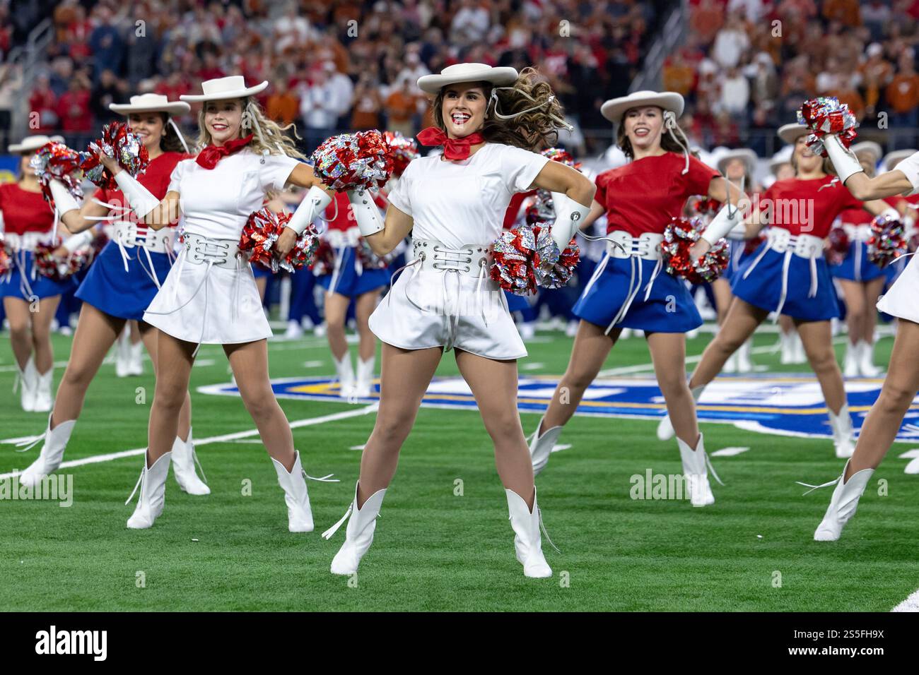 ARLINGTON, TX - JANUARY 10: The Kilgore Rangerettes perform during the ...