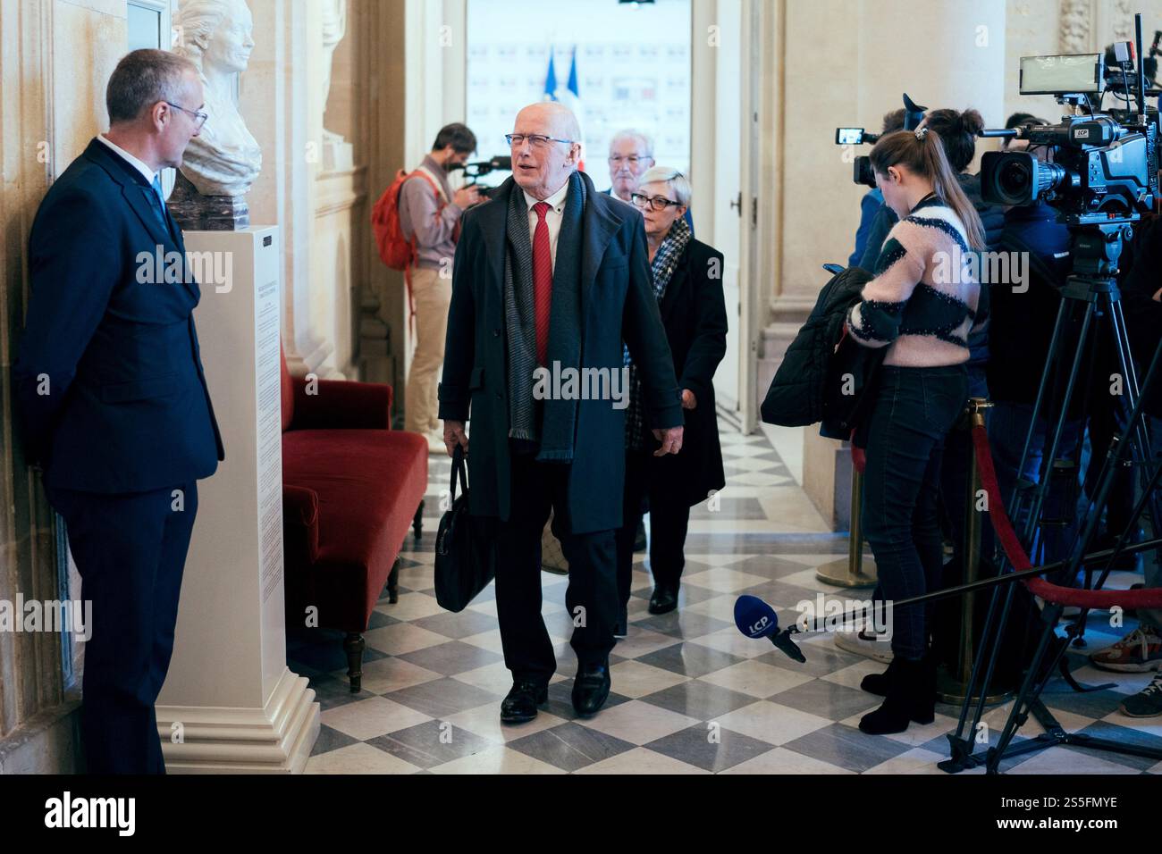 Philippe Juvin arrives to attend French Prime Minister's general policy ...