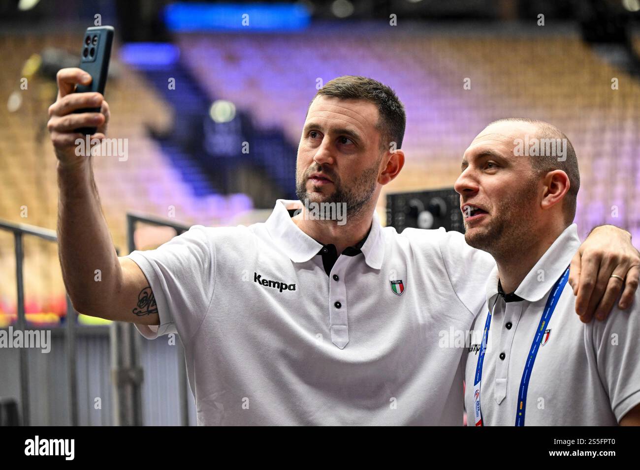 Pablo Miguel Marrochi of Italy during IHF Men's - Handball World ...