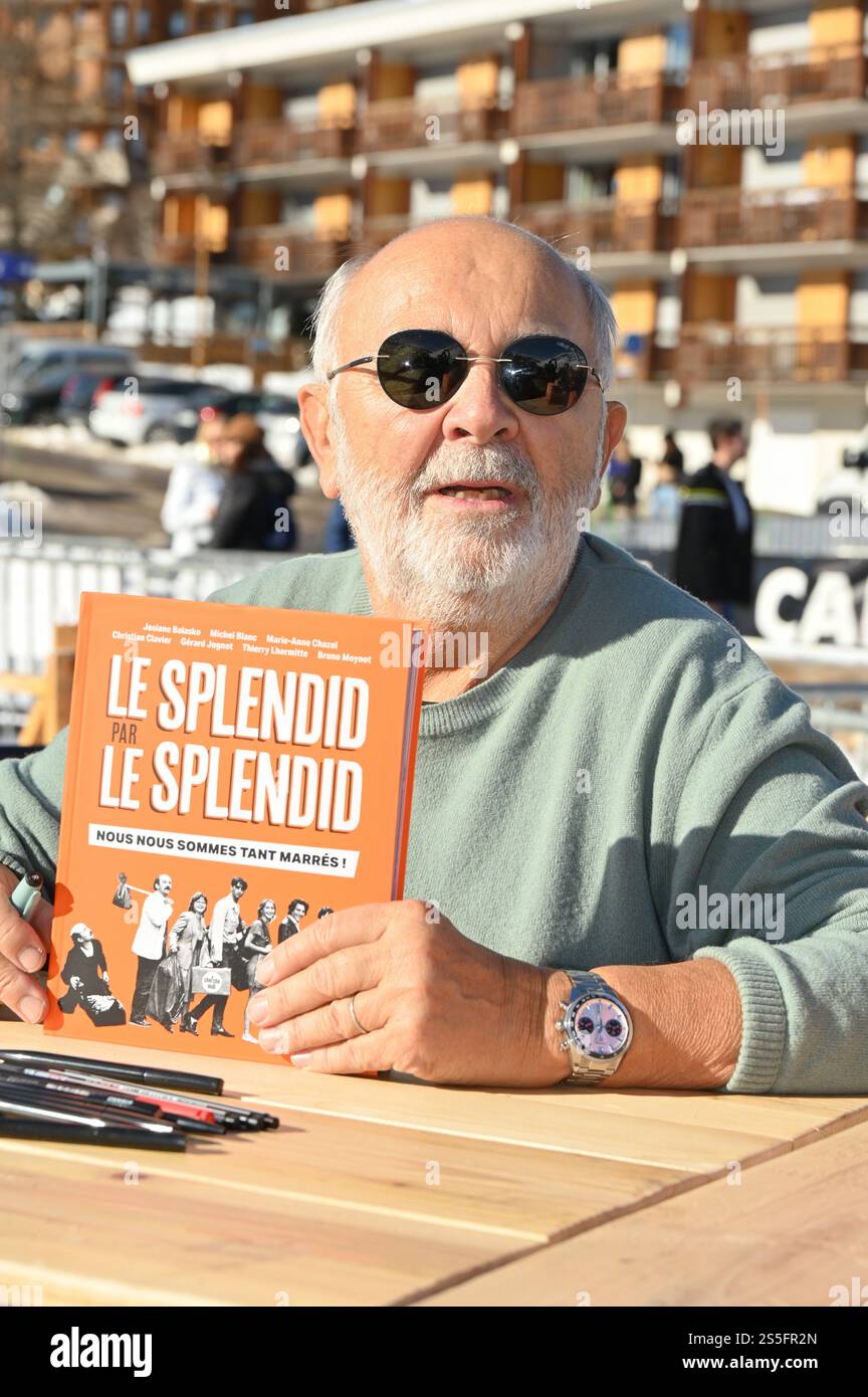 Gerard Jugnot posing during the book signing session organised for the ...