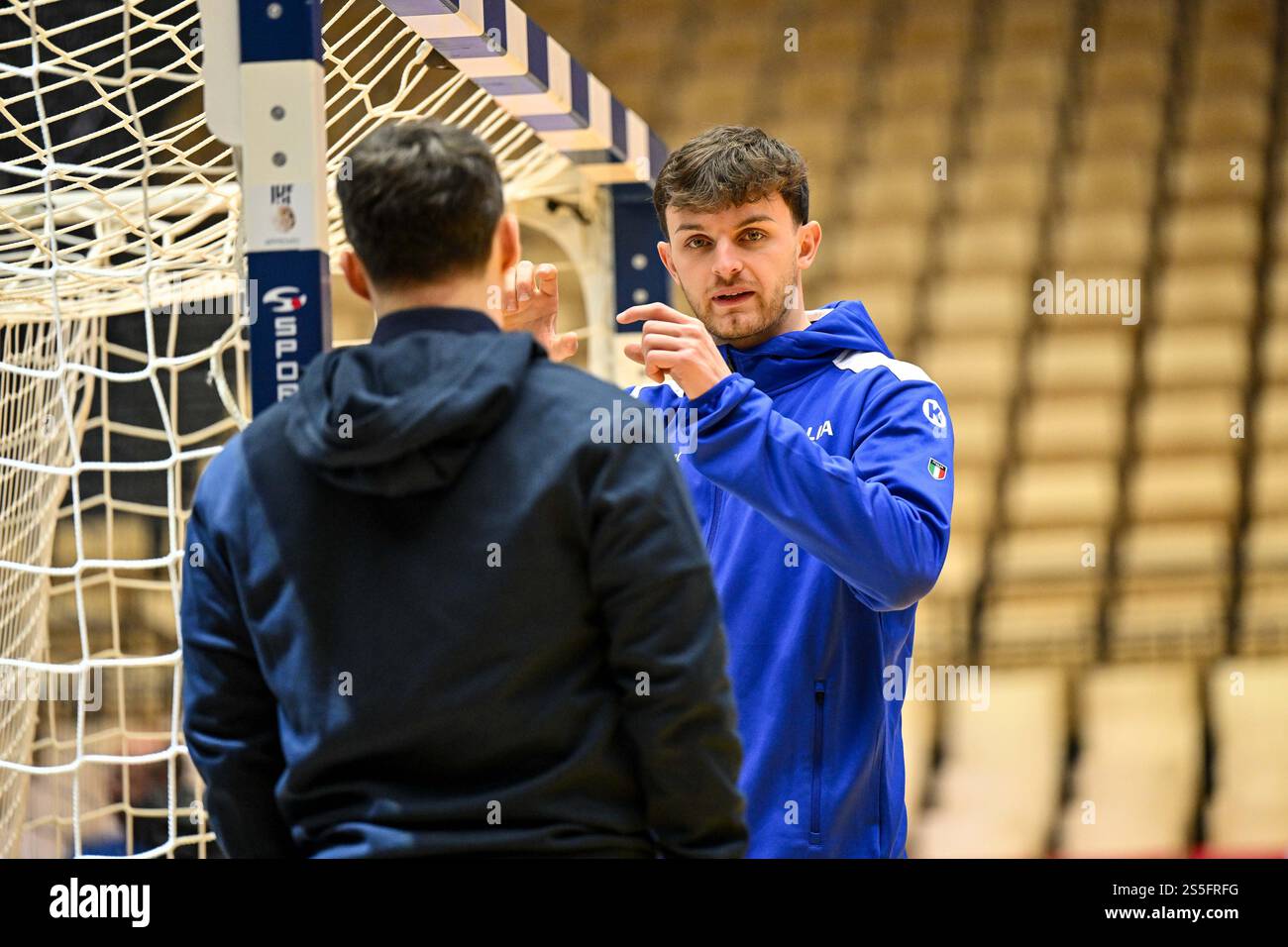 Giovanni Pavani of Italy during IHF Men's - Handball World Championship ...