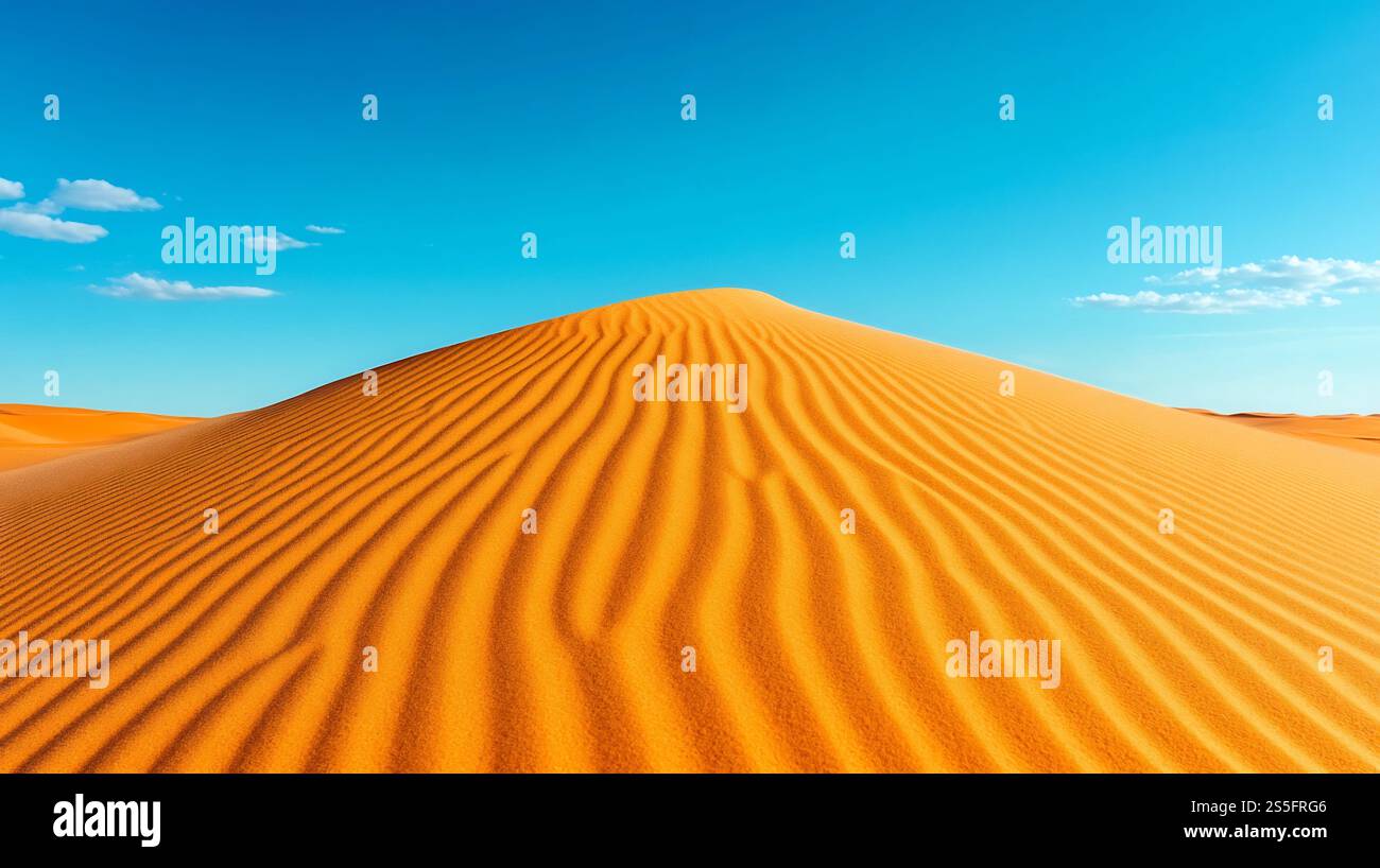 Mesmerizing curves and undulations of sand dunes in a serene,minimalist ...