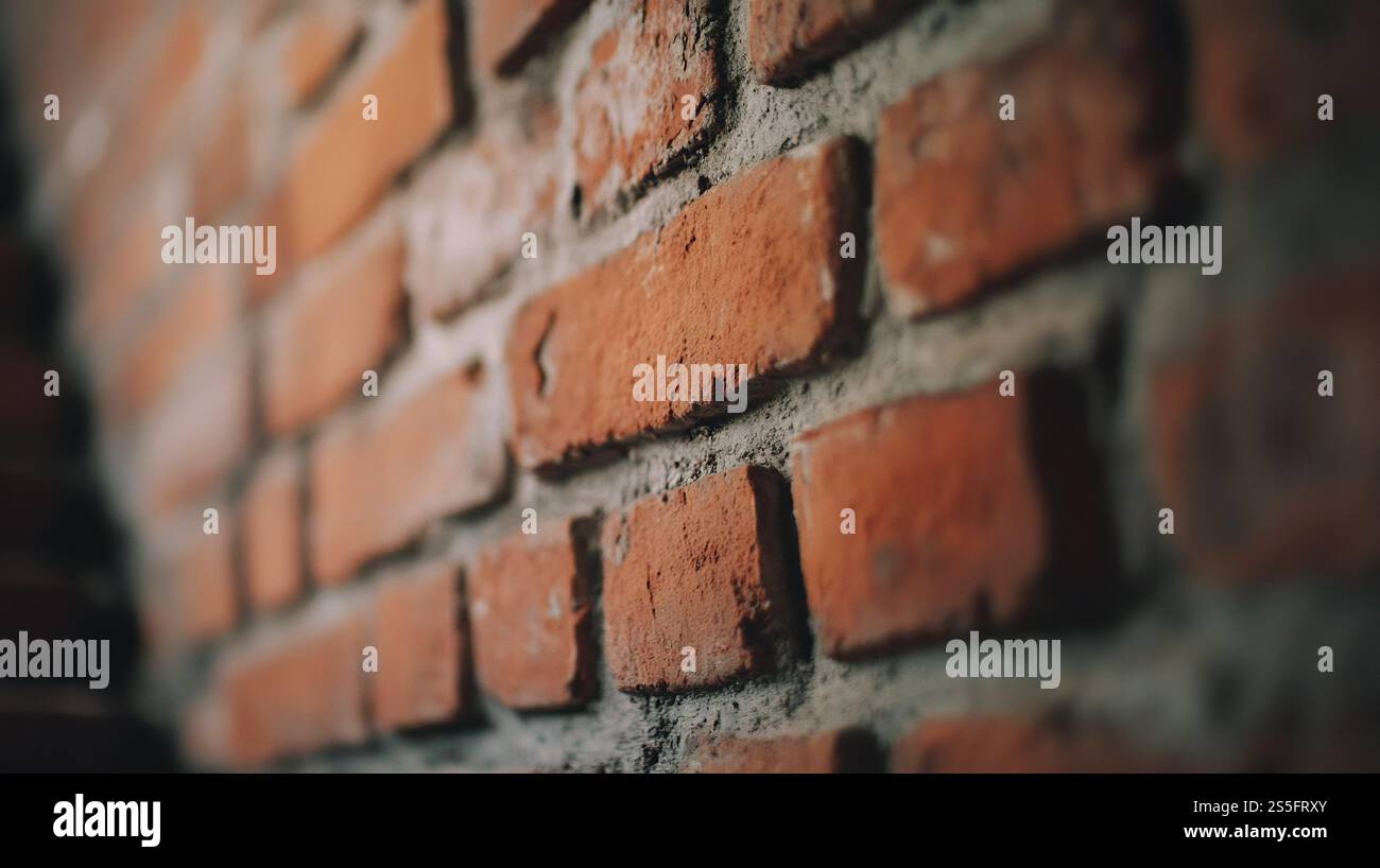 Warm-toned Brick Wall Texture with Classic Urban Architectural Feel and ...