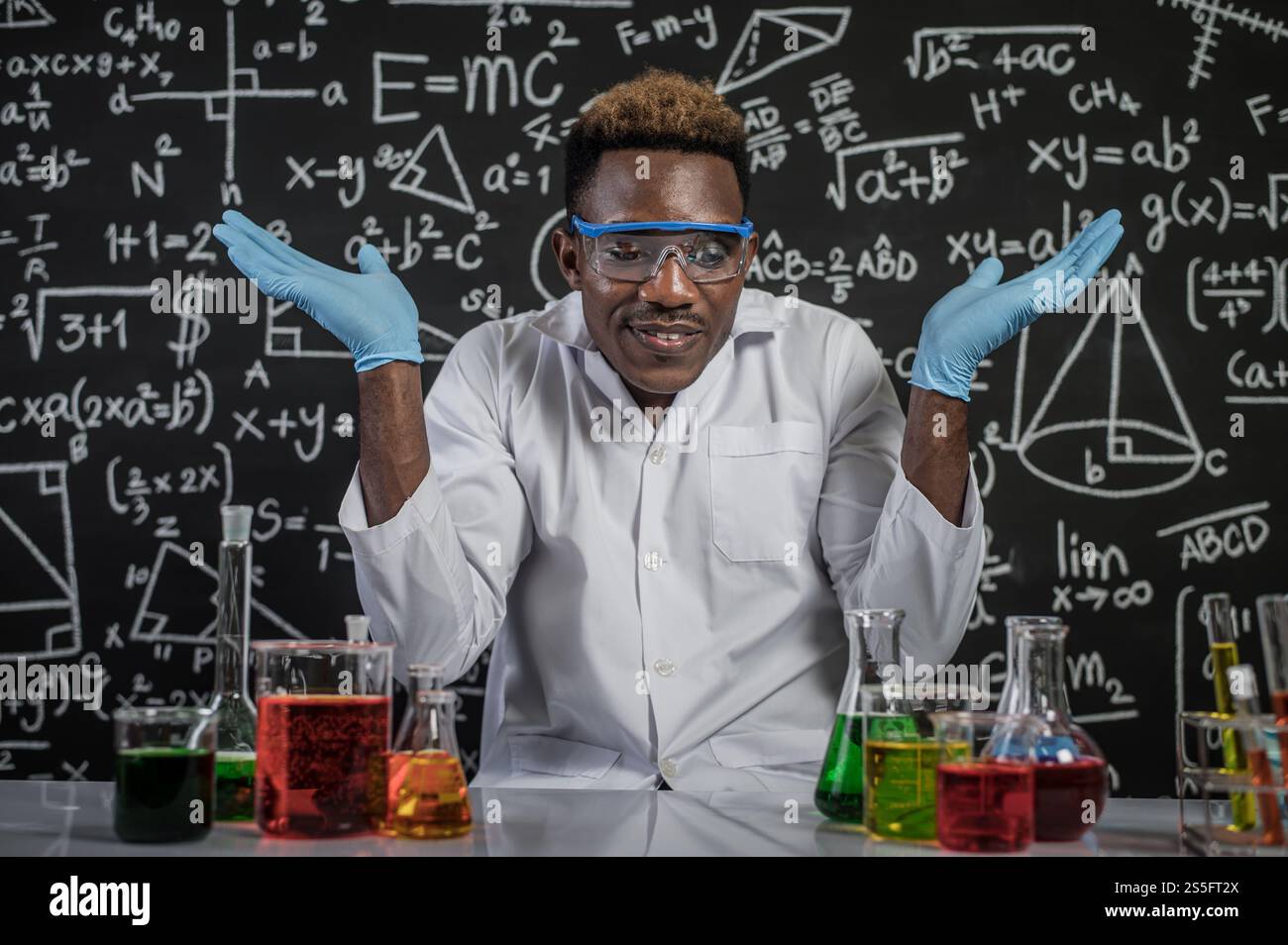 The scientists opened their hands on both sides and succeeded in the ...