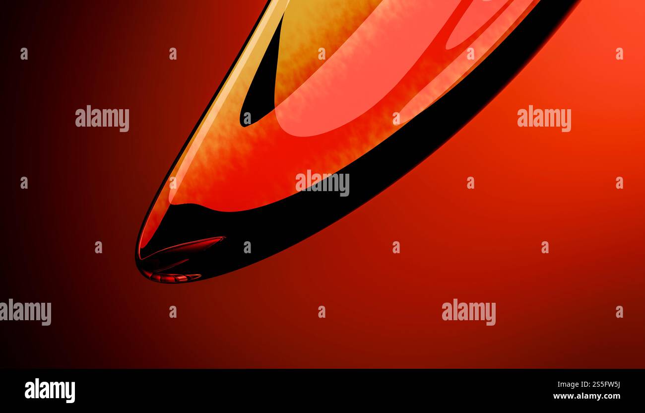 Abstract red and black swirl design with glowing highlights and dark ...